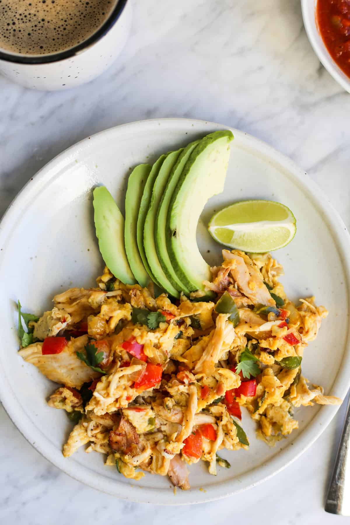 Whole30 Migas Scramble The Defined Dish Whole30 Migas Scramble The Defined Dish